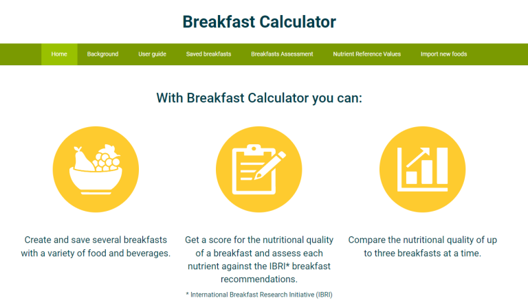 Breakfast Calculator – EFAD