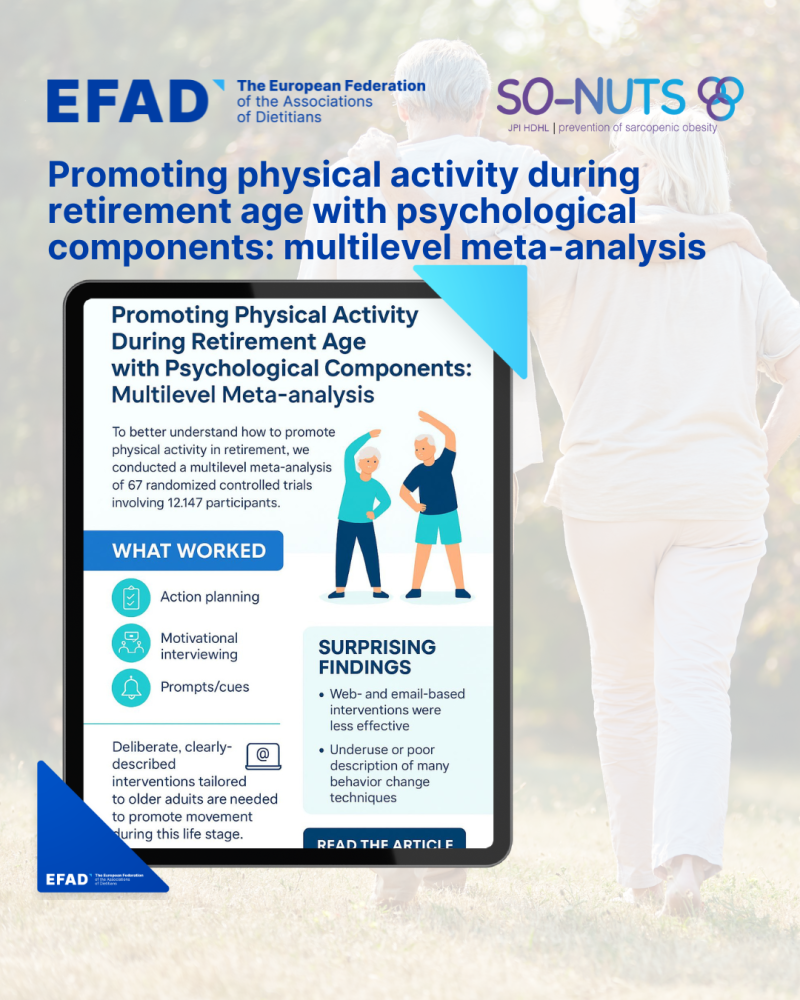 SO-NUTS Research Publication – Promoting physical activity during retirement age with ...